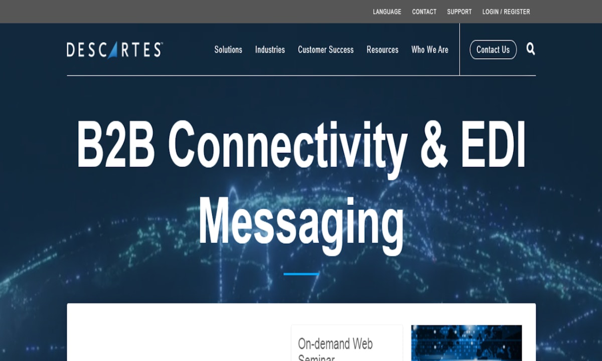 Descartes Route Planner On-Demand From: Descartes Systems Group | IRONPROS