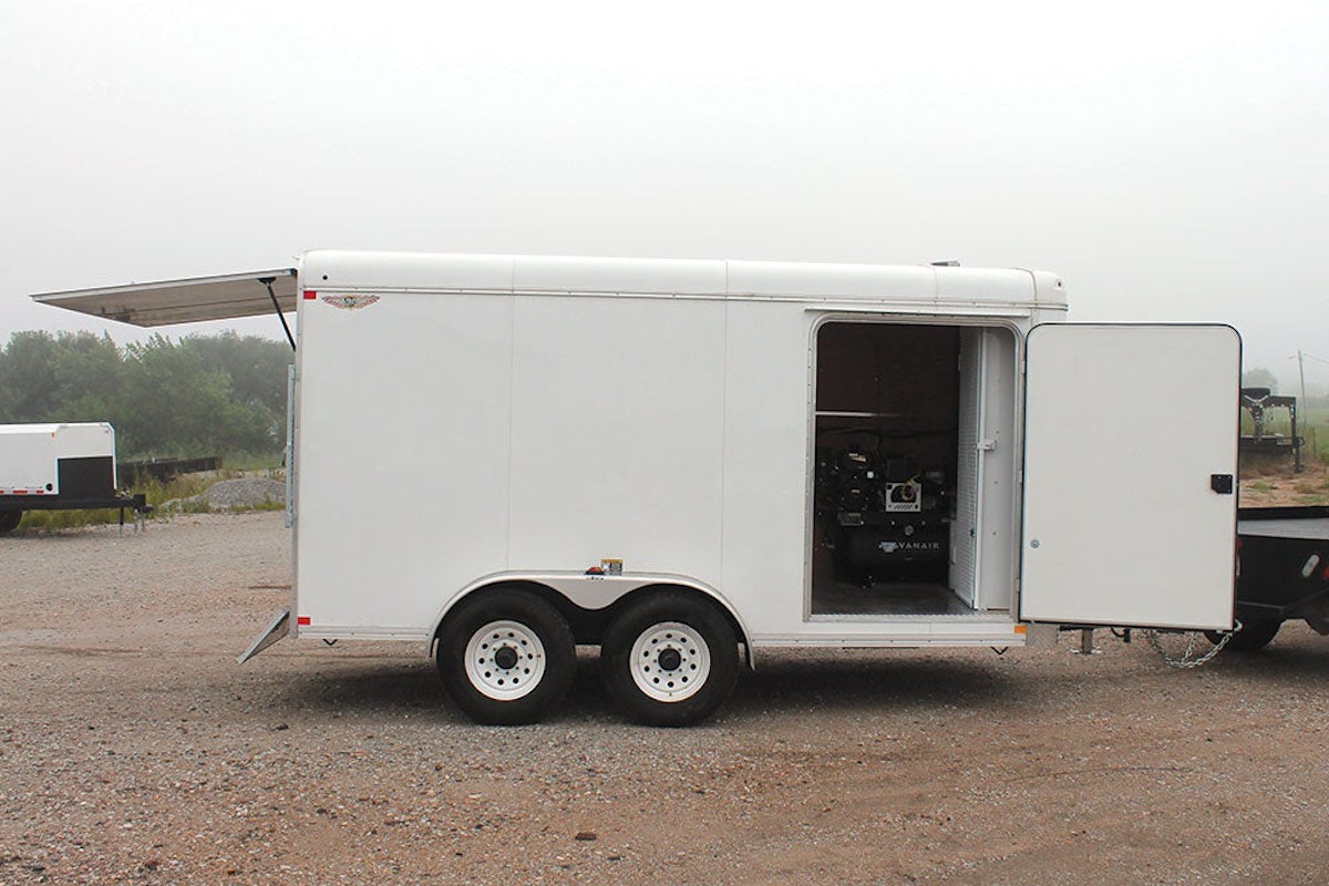 ENCLOSED LUBE TRAILER From: Stellar | IRONPROS