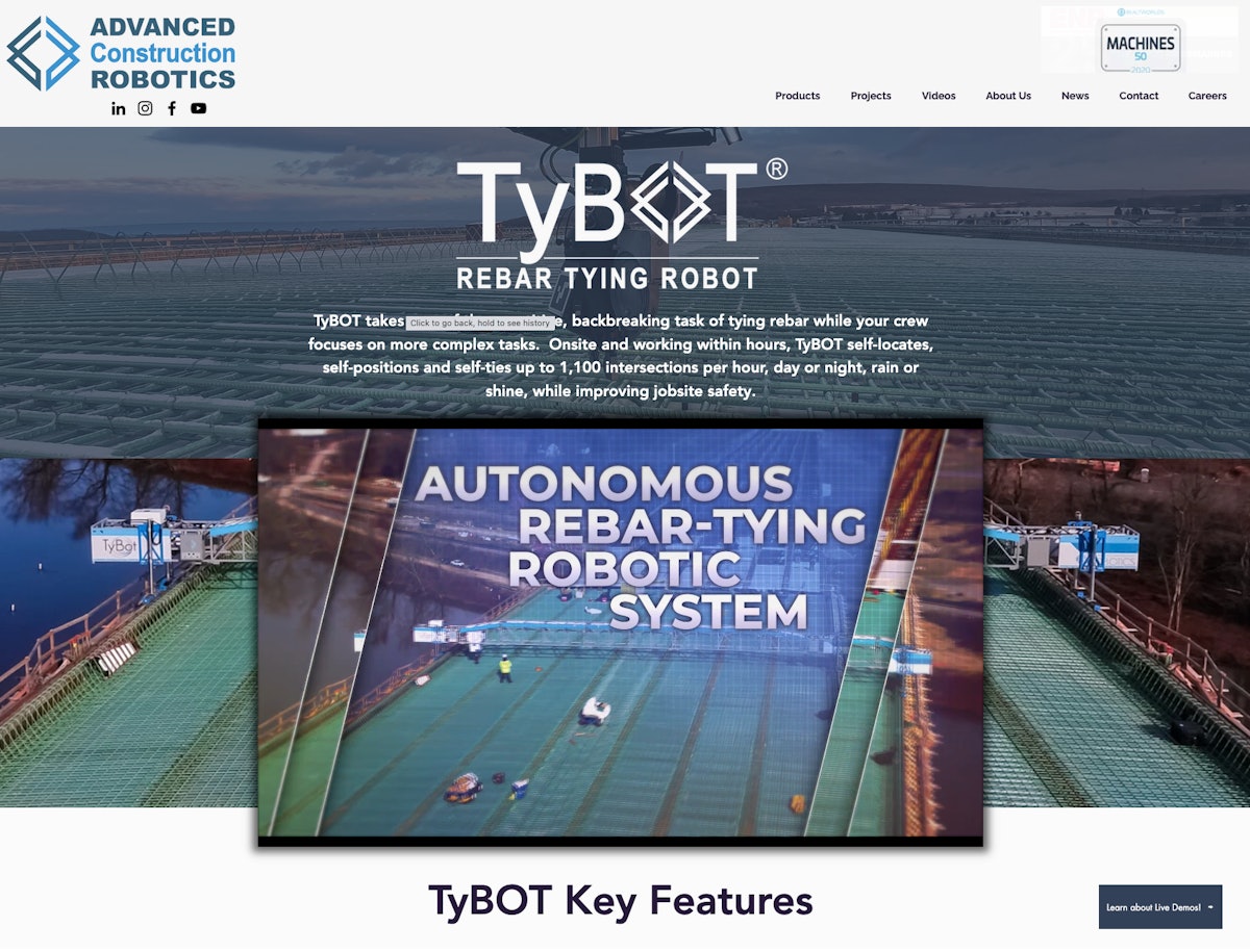 Tybot From Advanced Construction Robotics Ironpros