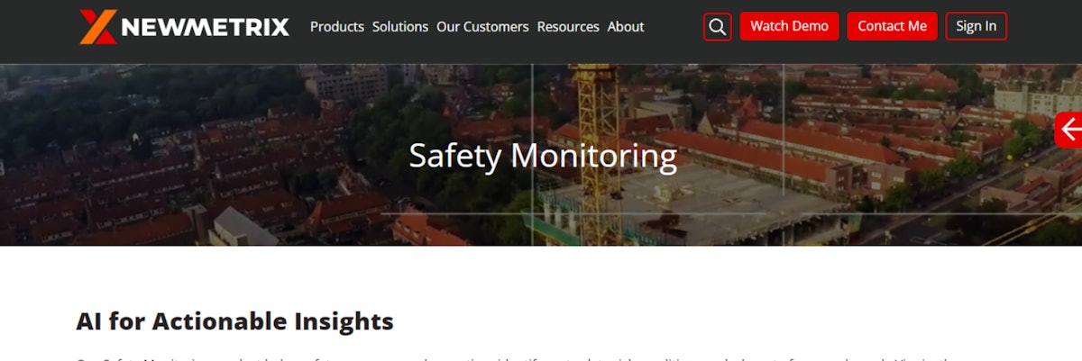 Safety Monitoring From: Newmetrix | IRONPROS