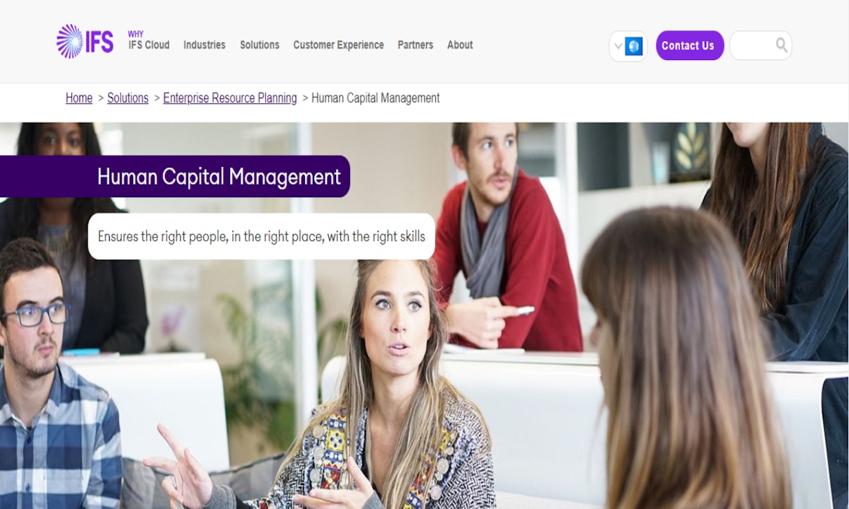 IFS Cloud Human Capital Management From: IFS | IRONPROS