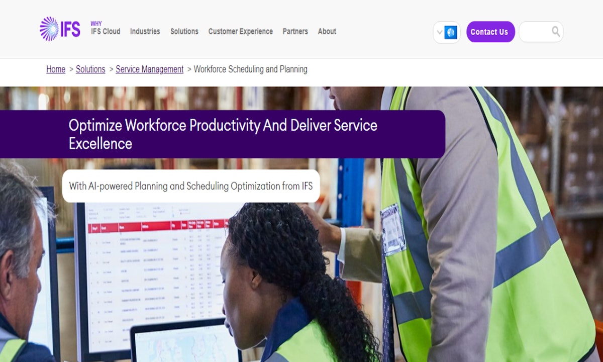 IFS Cloud Planning and Scheduling Optimization From: IFS | IRONPROS