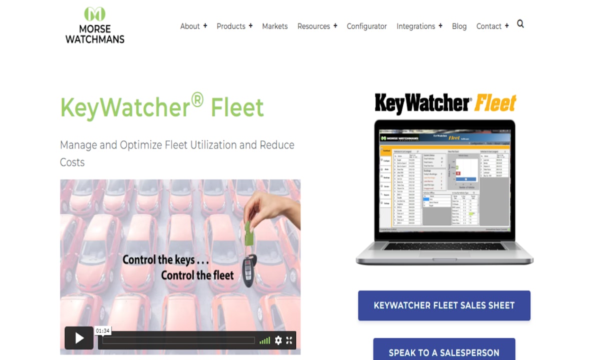 Keywatcher Fleet From: Morse Watchmans | IRONPROS