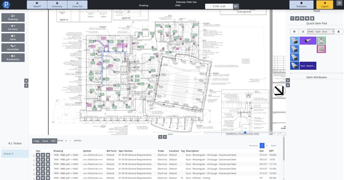 Quantify Estimating software From: Patabid | IRONPROS