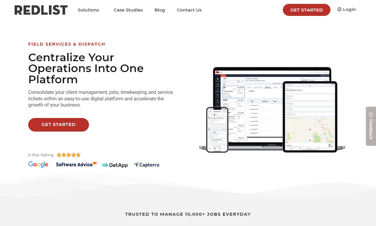 Field Service & Dispatch From: Redlist | IRONPROS