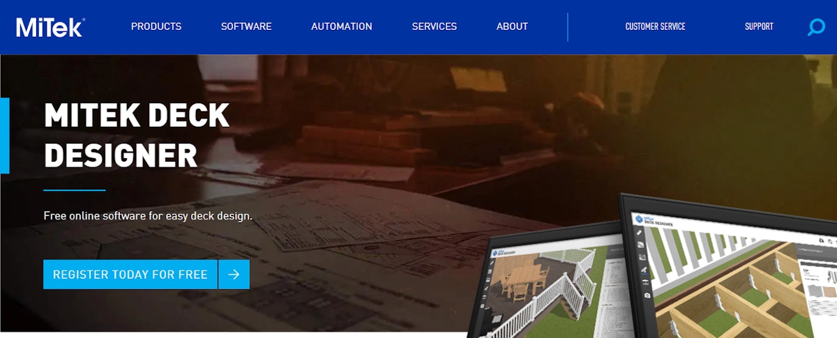 Mitek Deck Designer From: Mitek | IRONPROS