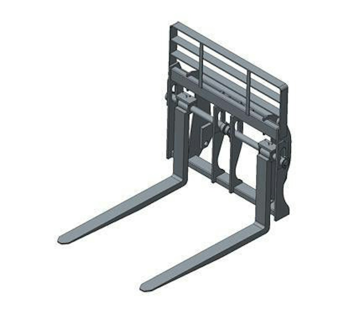 Rigid fork frame QT with forks and backrest From: Doosan Bobcat Co ...