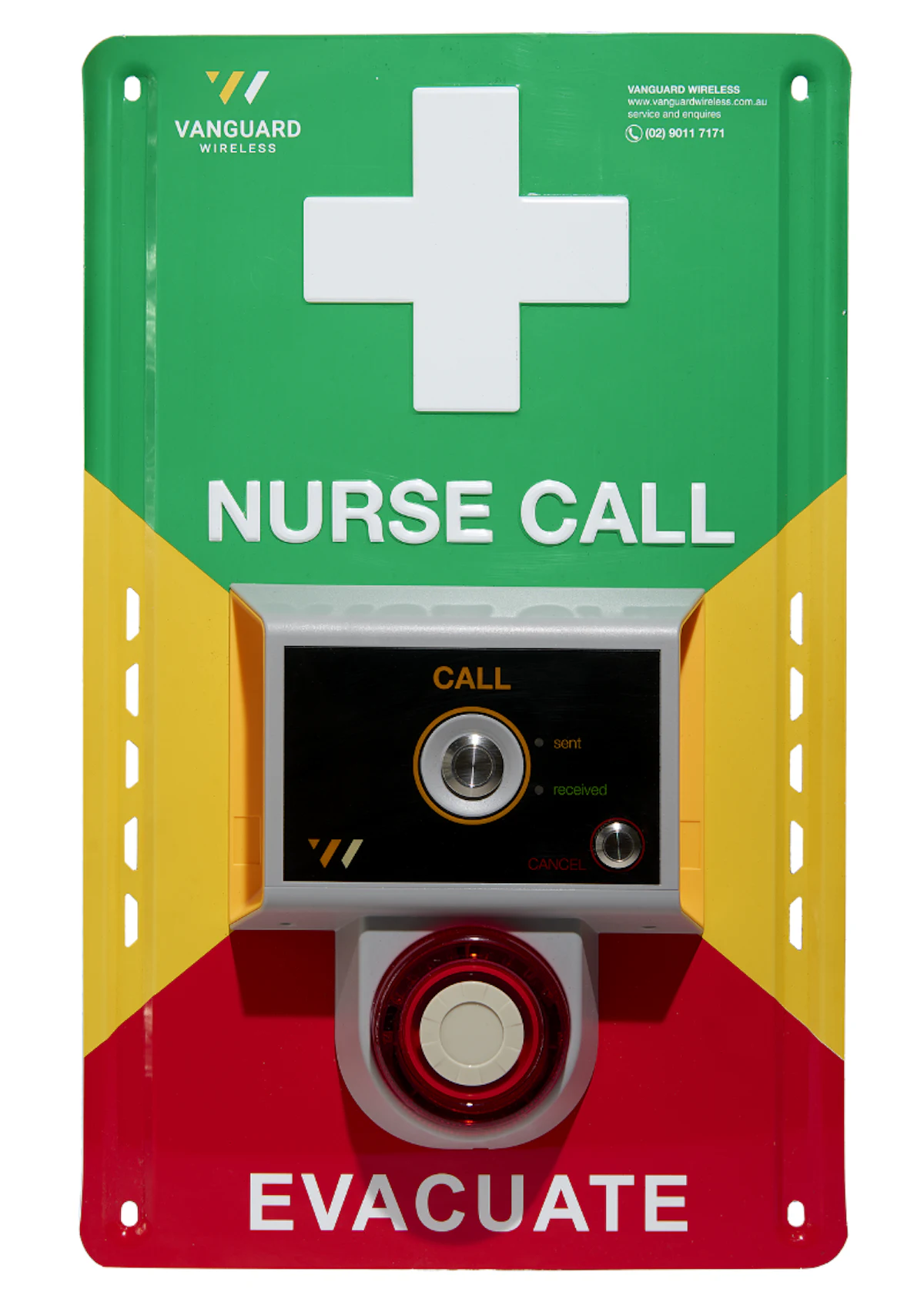 Combined Nurse Call Trigger and Evacuation Siren From: Orisent | IRONPROS