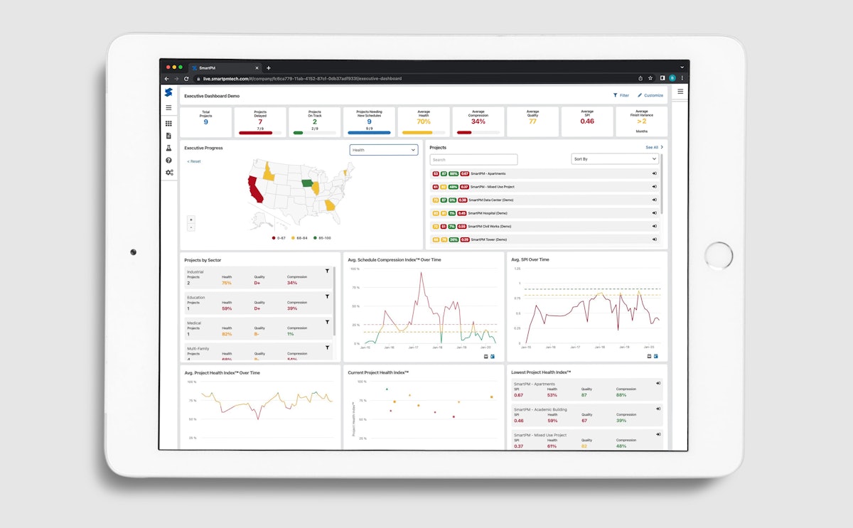 SmartPM Technologies Adds New Executive Dashboard to Industry-Leading ...