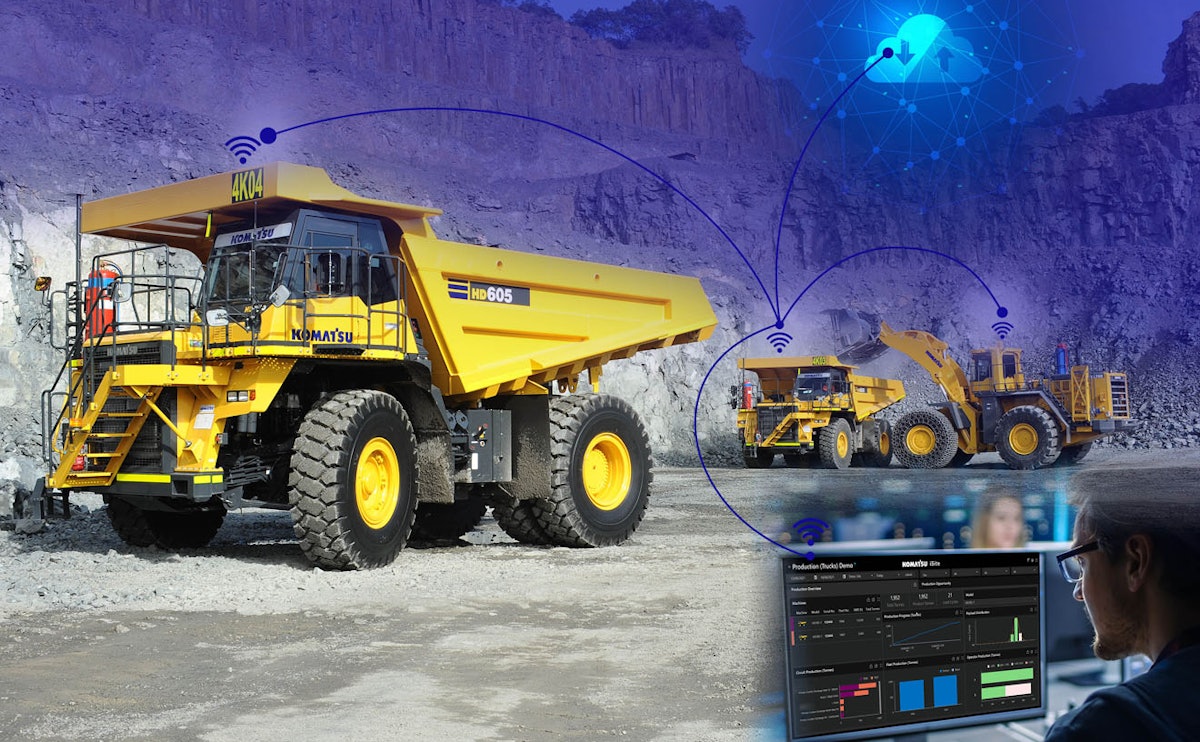 Komatsu Unveils Smart Quarry Site Fleet Management Solution | IRONPROS