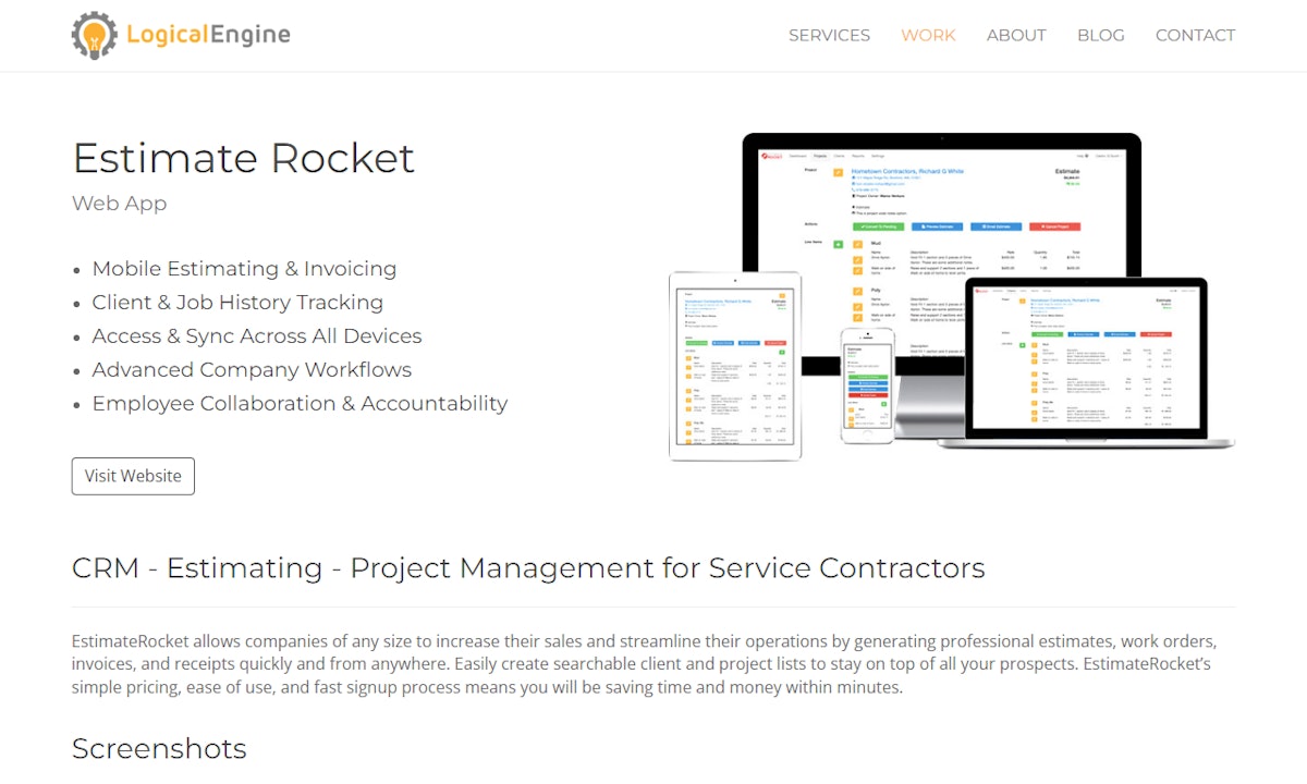 Estimate Rocket From: Logical Engine | IRONPROS