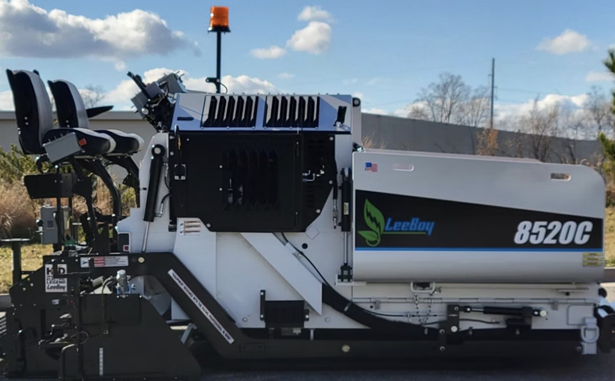 The LeeBoy 8520C Electric Paver Prototype Revealed at CONEXPO | IRONPROS