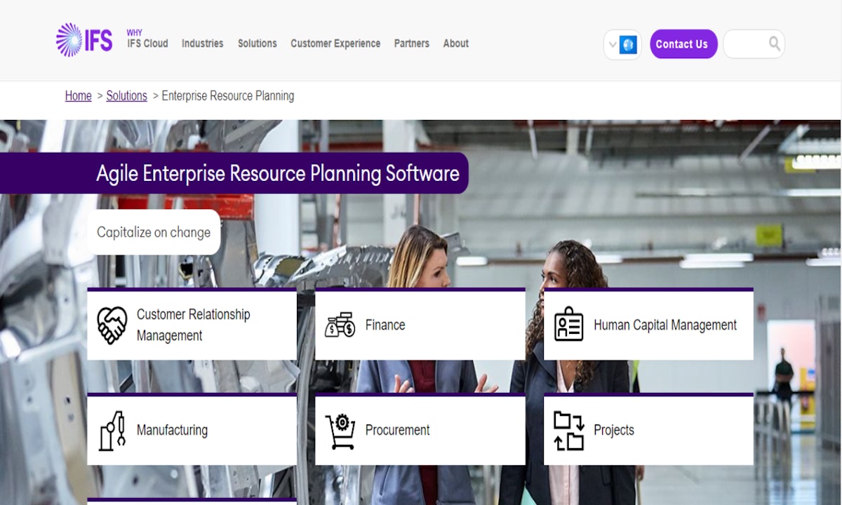 IFS Cloud Construction ERP From: IFS | IRONPROS