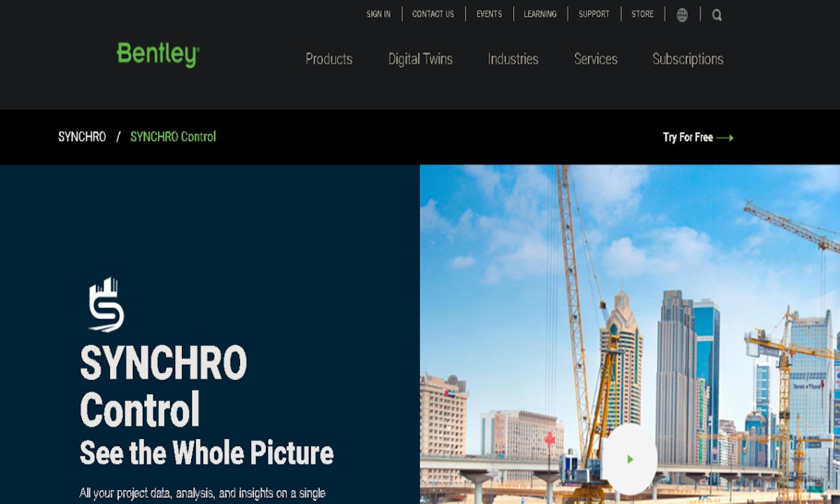 SYNCHRO Control From: Bentley Systems, Inc. | IRONPROS