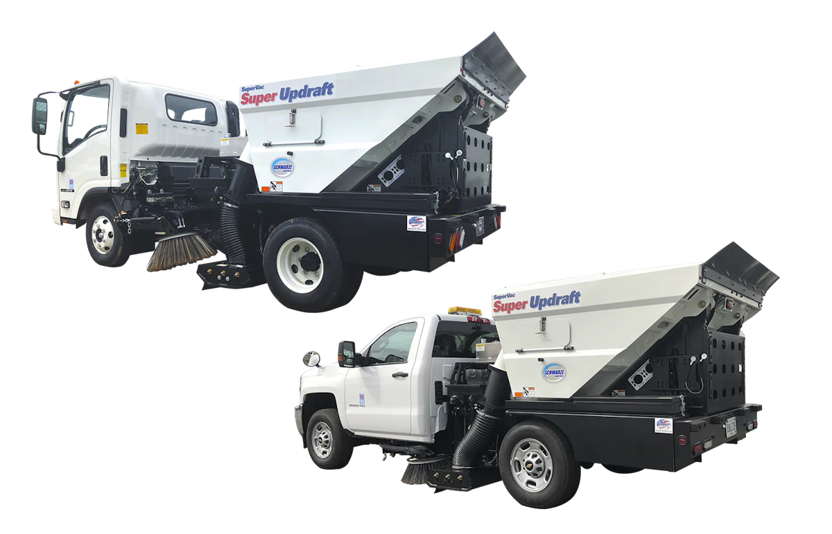 Supervac Super Updraft Parking Area Sweeper From: Schwarze Industries ...