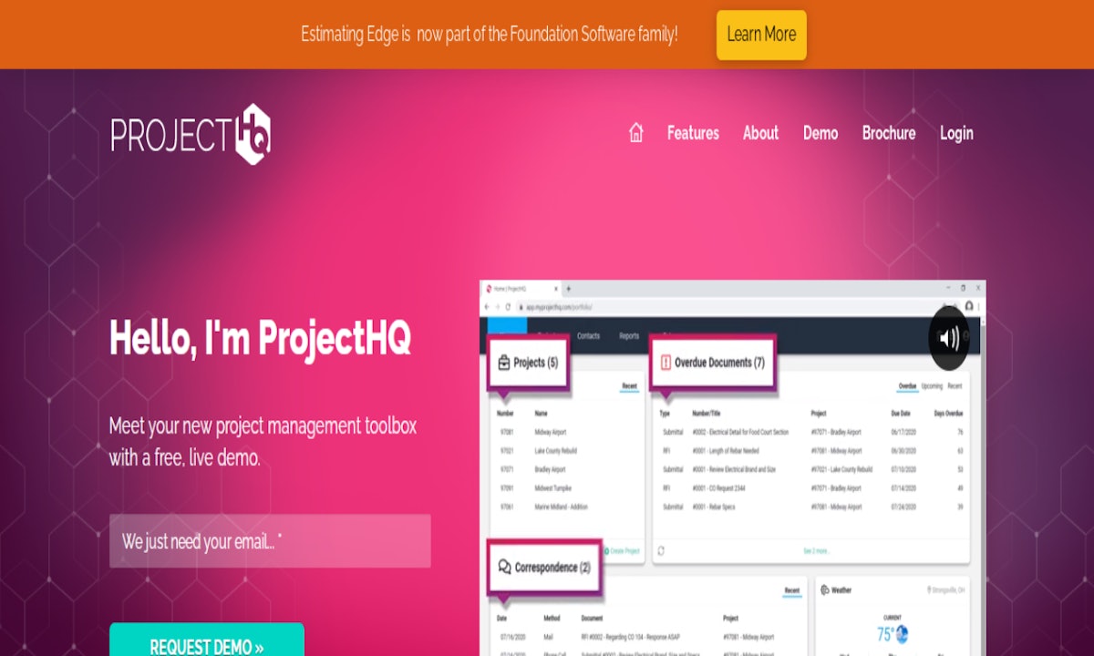 ProjectHQ From: Foundation Software LLC | IRONPROS