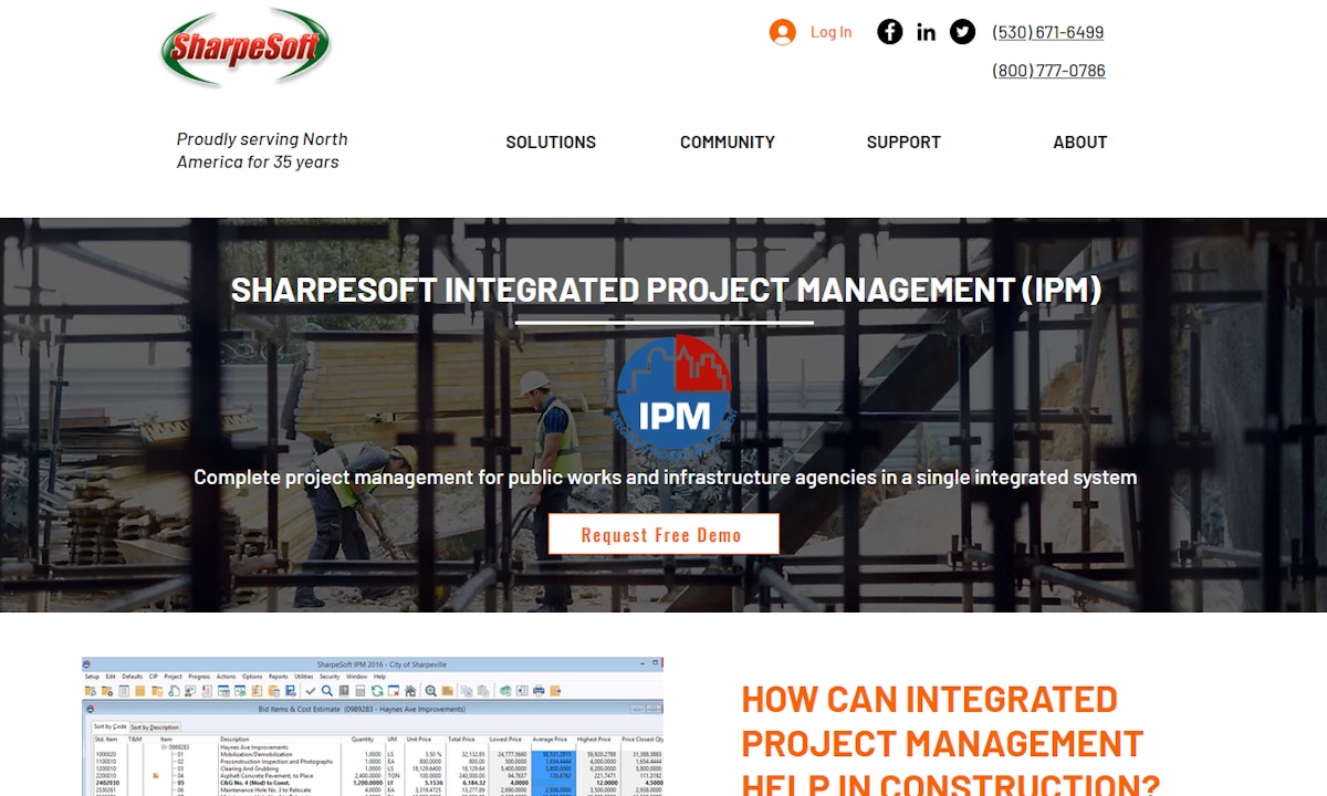 Sharpesoft Integrated Project Manager From: SharpeSoft, Inc. | IRONPROS