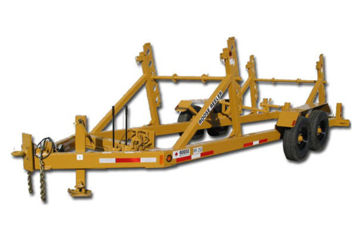 RRS-250 TWO-REEL SELF-LOADING CABLE TRAILER From: Stellar | IRONPROS