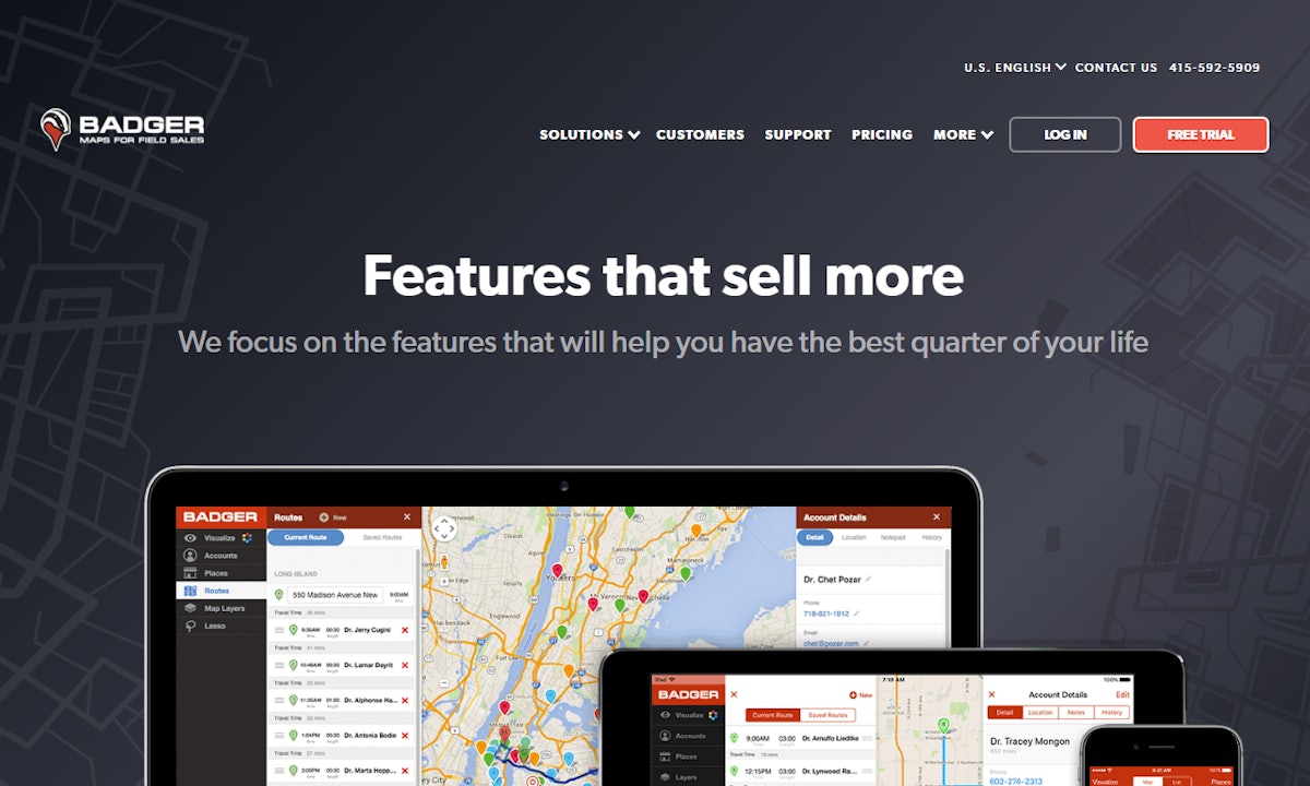 Badger Maps From: Badger Maps | IRONPROS