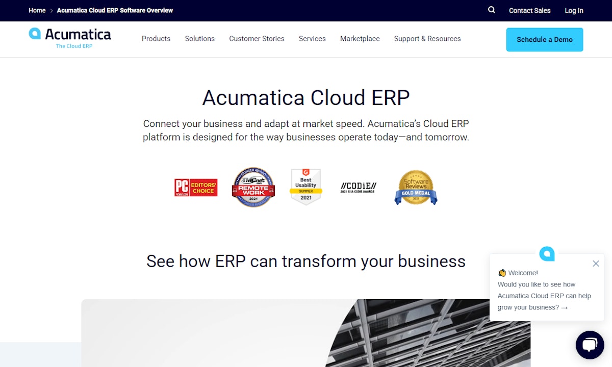 Acumatica Cloud ERP for Construction From: Acumatica | IRONPROS