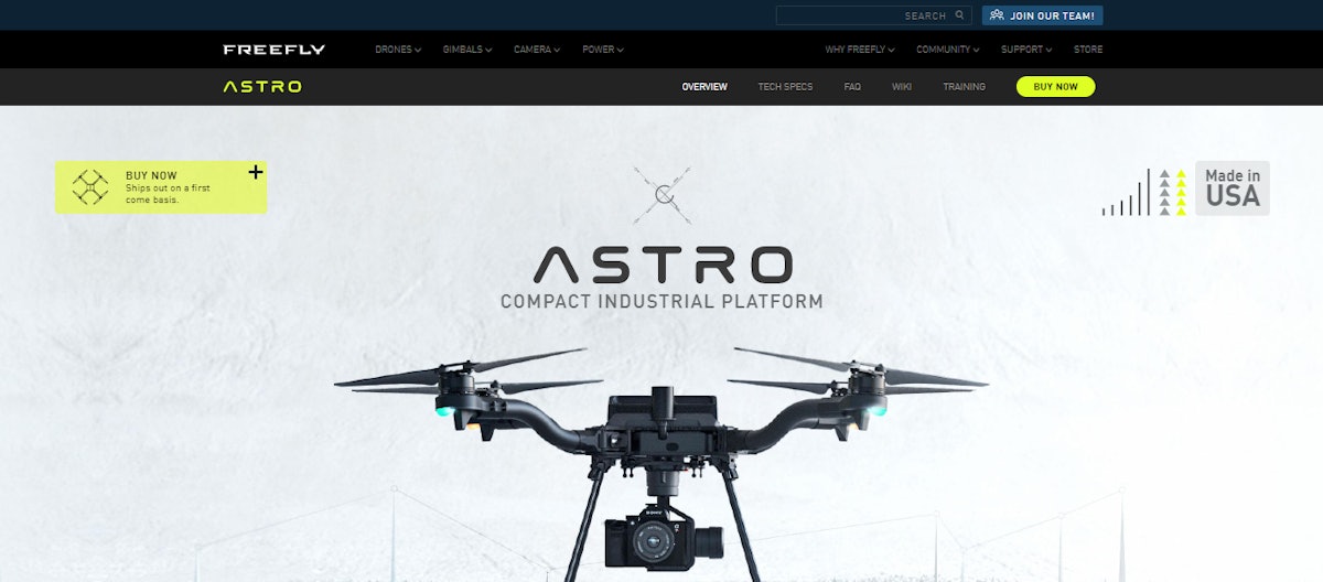 Astro From: Freefly Systems | IRONPROS