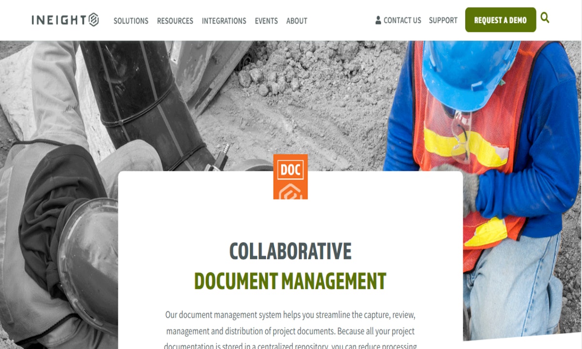 Collaborative Document Management From: InEight | IRONPROS
