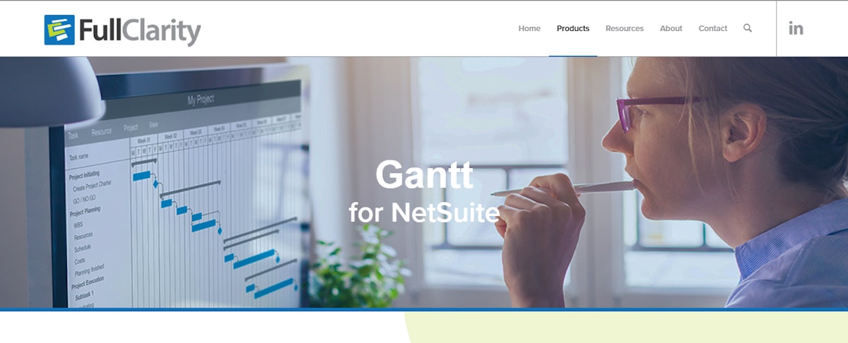 Gantt for NetSuite From: FullClarity | IRONPROS