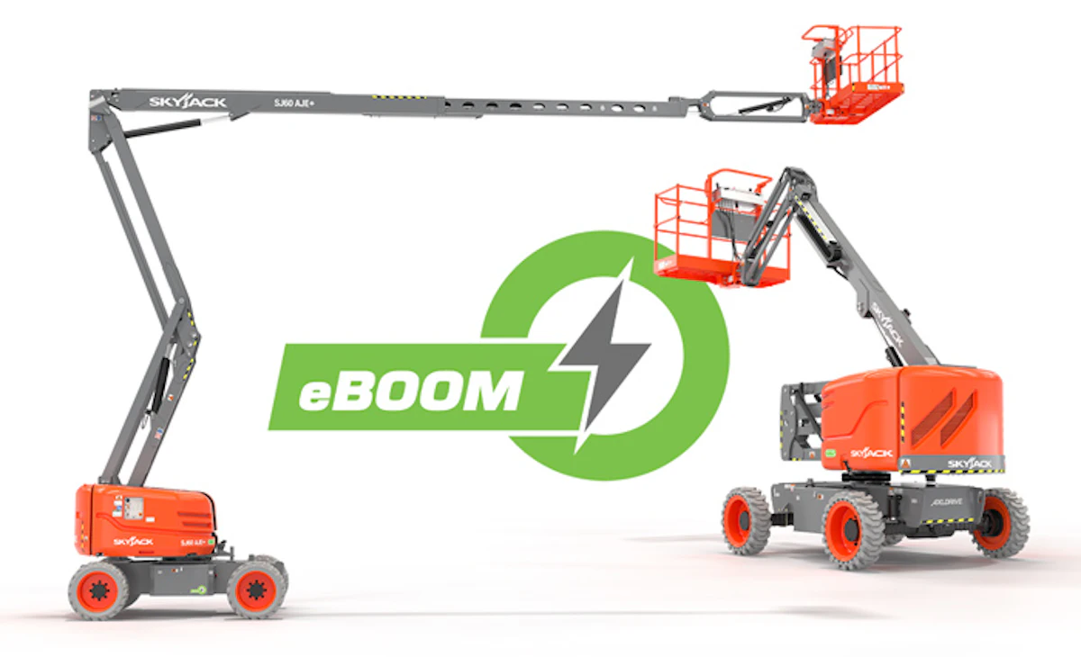 Skyjack Releases Electric Rough Terrain Articulating Boom Lift Series ...