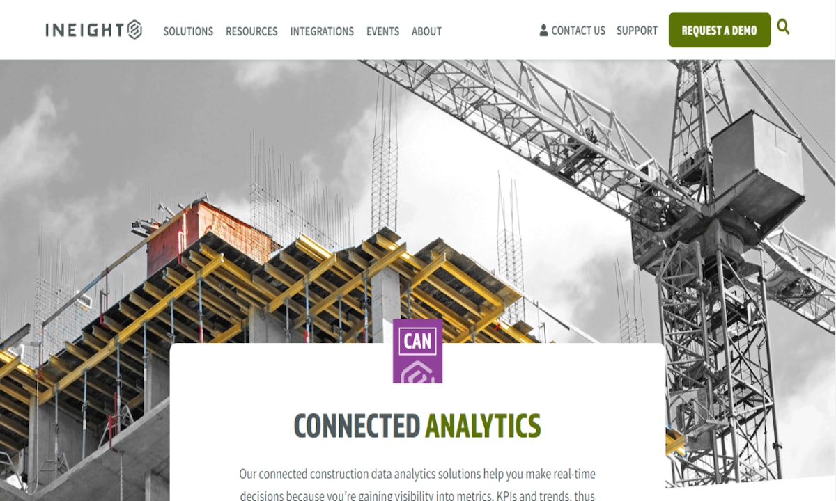 Connected Analytics From: InEight | IRONPROS