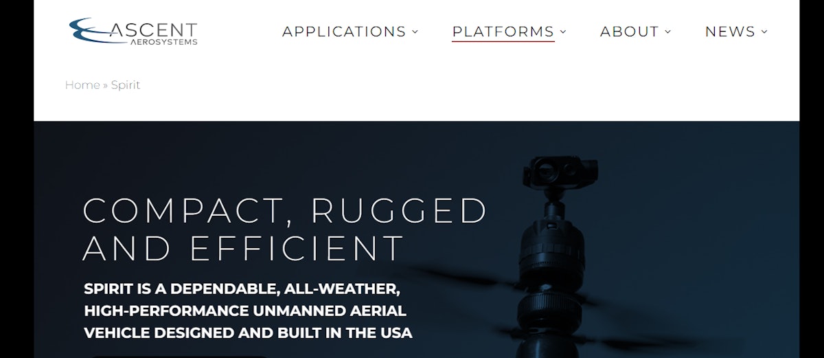 Spirit From: Ascent Aerosystems | IRONPROS