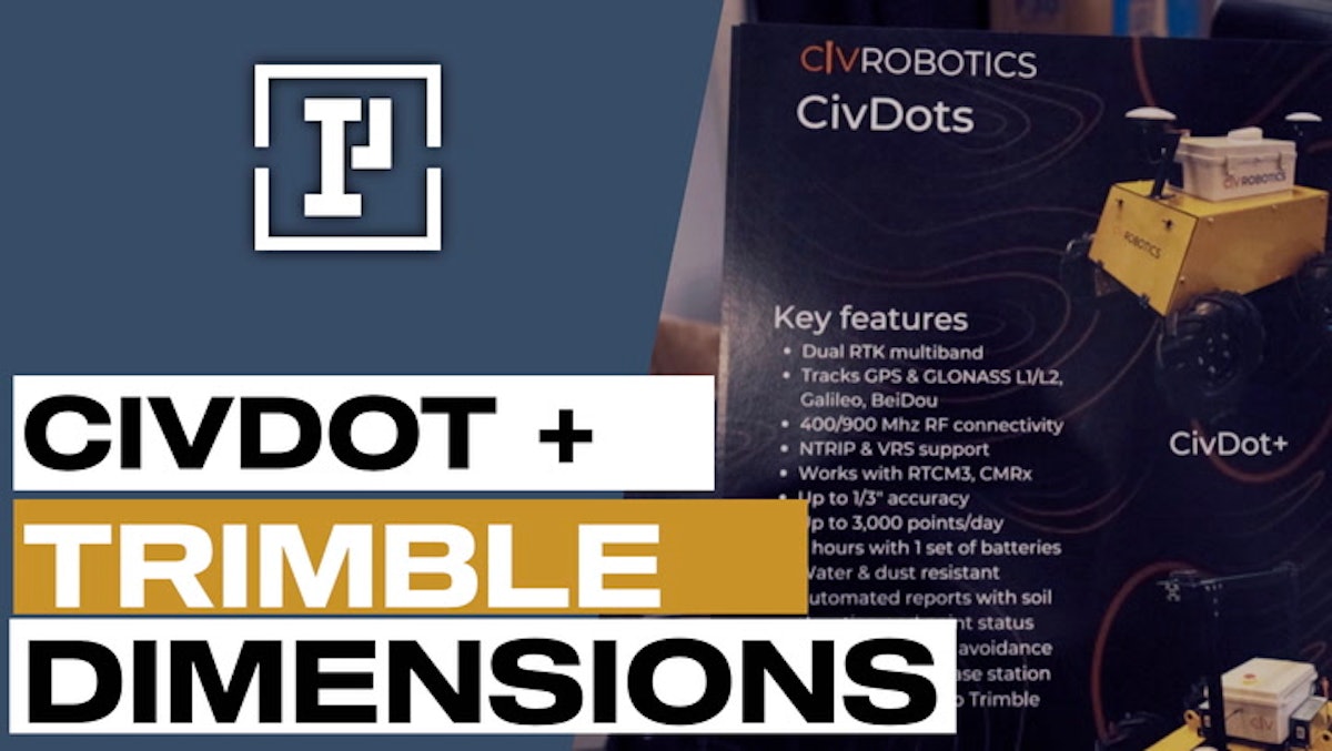 Cover All-Terrains with CIV Robotics' Land Surveying Robots, Trimble ...