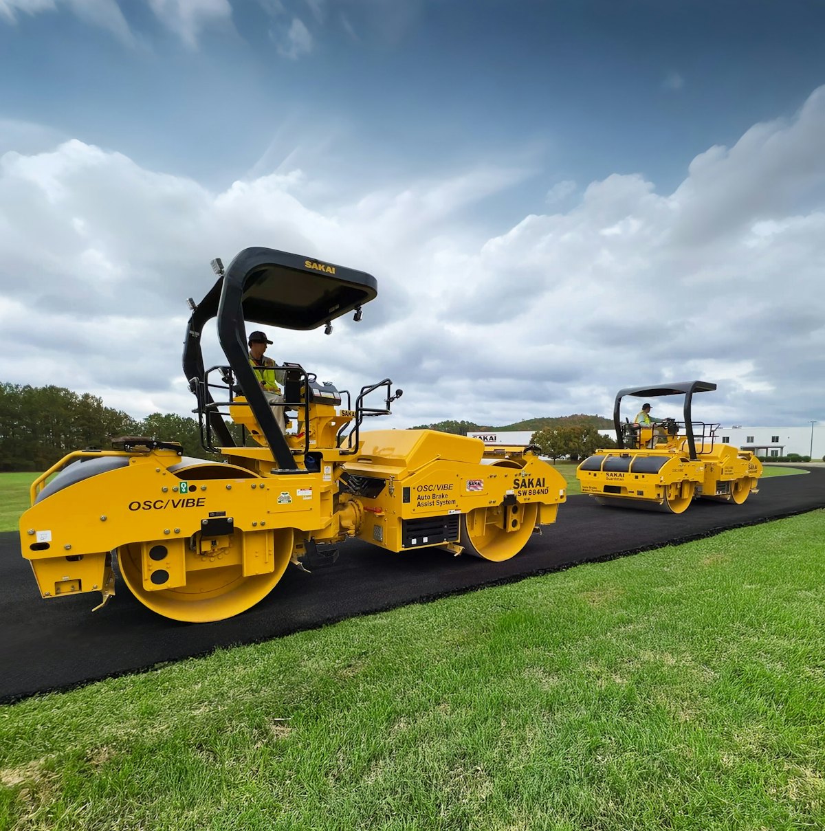SAKAI Guardman for SW884 & SW994 Asphalt Rollers with New Echelon Mode ...